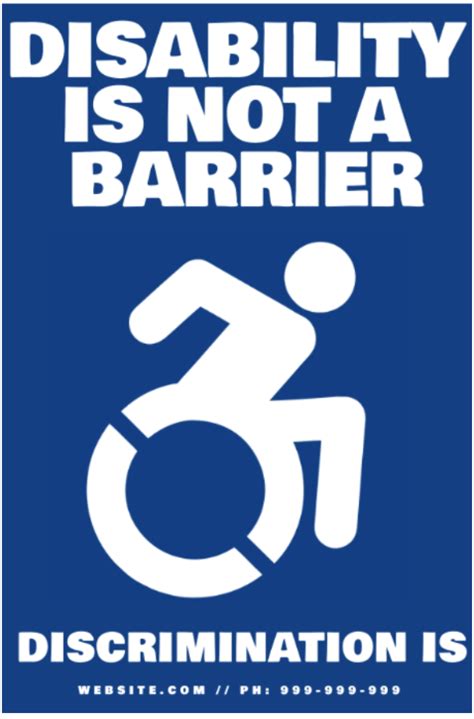 Posters With Disability Inclusive Content — Disability Equality Education