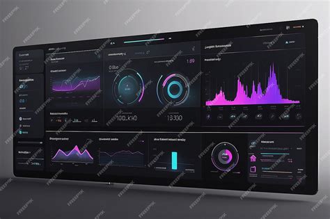 Premium Photo Futuristic Dashboard Ui