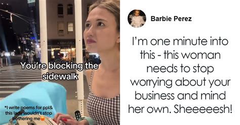 Internet Applauds Street Poet For Silencing Rude Karen With Class Bored Panda