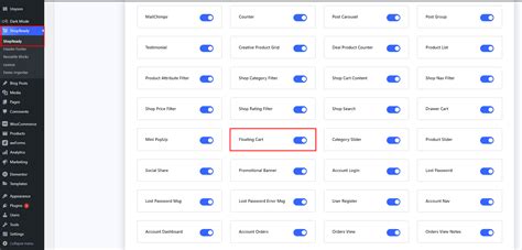 Floating Cart Widget Quomodosoft
