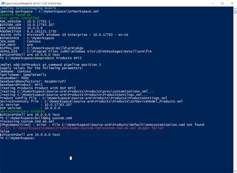 Buildpkg Pkggen Failed Issue Ms Iot Iot Adk Addonkit Github
