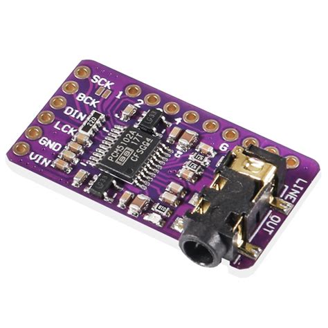 Pcm5102 Dac Audio Decoder Module 3 5mm Out Micro Robotics