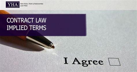 contract law implied terms yew huoi how and associates leading