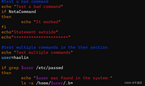 构建基本脚本及使用结构化命令 Csdn博客