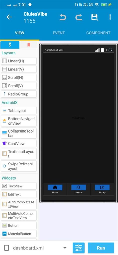 Sketchub Custom Bottom Navigation
