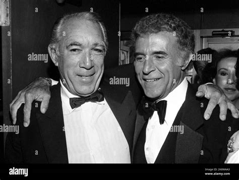 Ricardo Montalban With Anthony Quinn Circa 1980s Credit Ralph