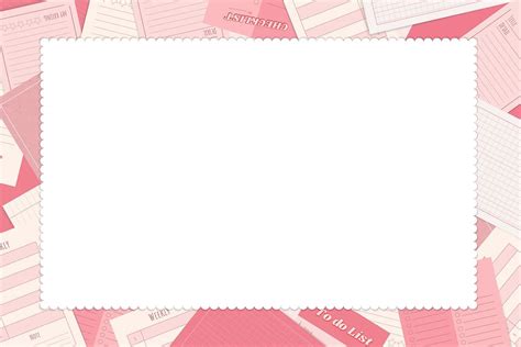 Pink Notepad Planner Set Vector Premium Vector Rawpixel