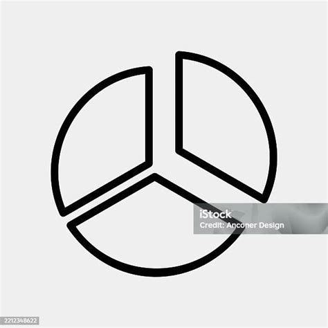 파이 차트 아이콘 벡터 일러스트 레이 션 모든 프로젝트에 대 한 선 스타일 0명에 대한 스톡 벡터 아트 및 기타 이미지 0명 개념 개념과 주제 Istock