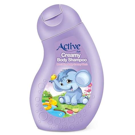 قیمت و خرید شامپو بدن بچه اکتیو مدل کرمی حجم 250 میلی لیتر بسته 2 عددی