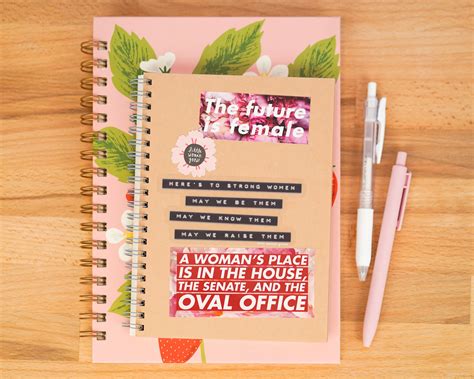 Political Feminist Vinyl Sticker A Woman S Place Is Etsy