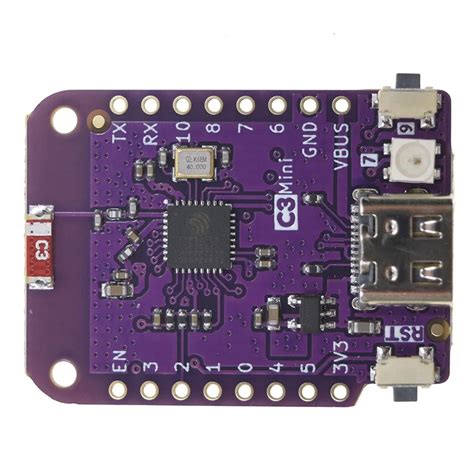Esp C Mini V Wifi Bt Le Ble Iot Board Esp C Fh Esp C Mb Flash Micropython For