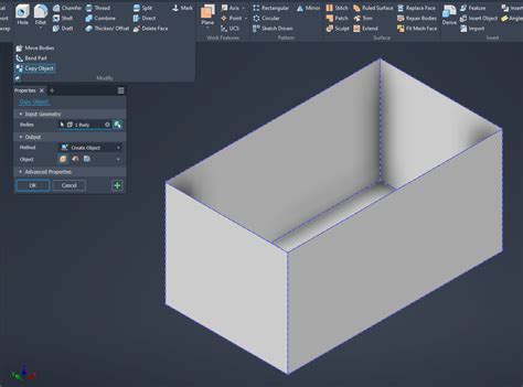 solved can t select individual faces for thicken command on surface