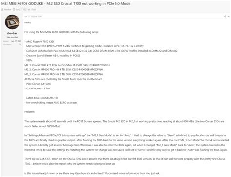 AMD S High End X E Motherboards Limiting Gen SSDs To Gen Speeds Users Unable To Boot Into