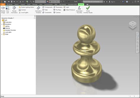 Basic Rendering In Inventor Inventorde Render Almak Eng Tr