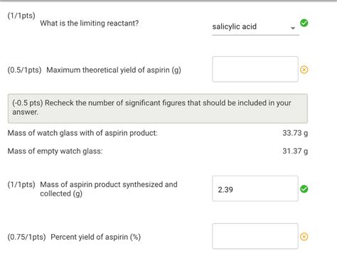 solved data and report submission aspirin and other