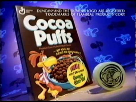1994 Duncan Toys Cocoa Puffs Yo Yo Commercial Youtube
