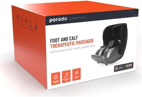 Porodo Lifestyle Foot And Calf Massager With Heat And Air Wave Pulses