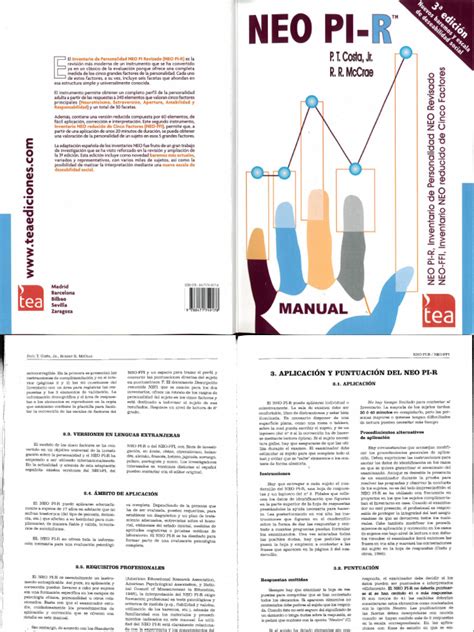 Manual Neo Pi R Breve 3 Edición Pdf
