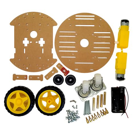 kit chasis carro 2wd smart robot arduino 3dbots