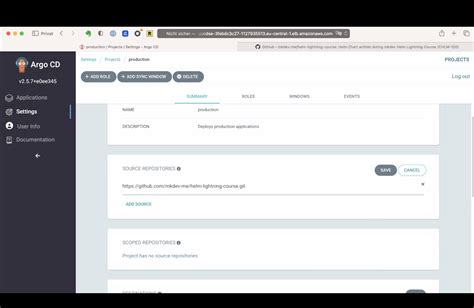 how to deploy applications within projects in argo cd