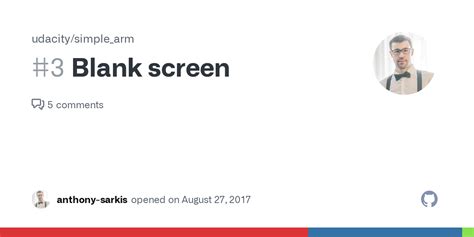 Blank Screen Issue Udacity Simple Arm Github
