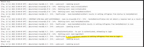 Msal Not Returning Control Back To Application After Login Failure Issue Azuread