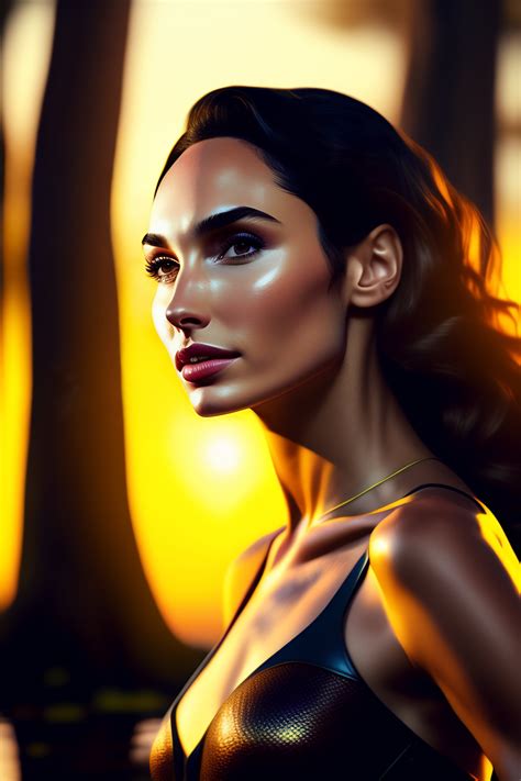 Lexica Gal Gadot Is A Zelda Yellow Trees In The Background Walking