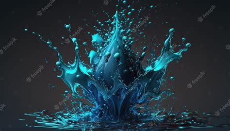 Premium Photo Water Splash Vfx Game Cartoon Video Effects