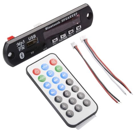 Bluetooth MP3 Decoding Board Module With Inbuilt SD Card Slot USB And Remote Control Micro