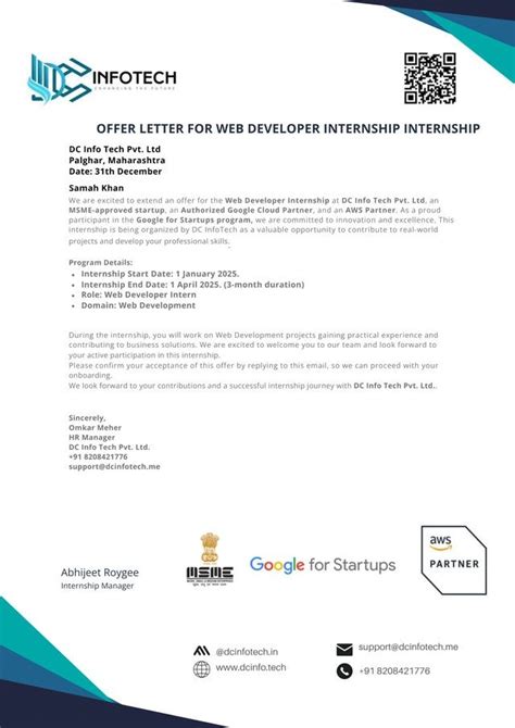 Samah Khan On Linkedin Newbeginnings Webdevelopment Internshipjourney Careergrowth