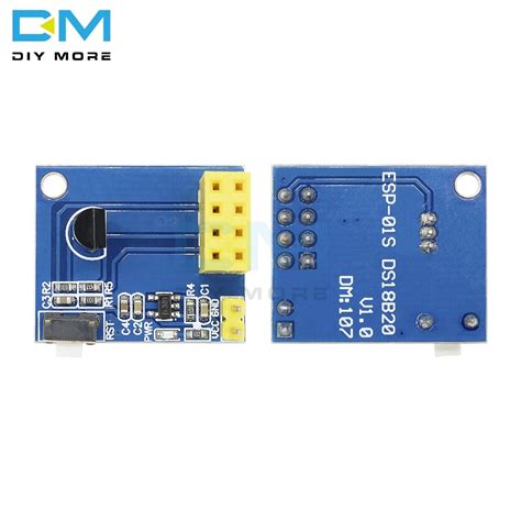 ESP 01 ESP 01S ESP8266 DS18B20 Temperature Sensor Module NodeMCU Adapt Diymore