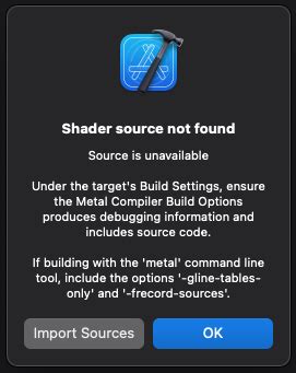 Ios How To Access SwiftUI Metal Shader Source Code In GPU Debug
