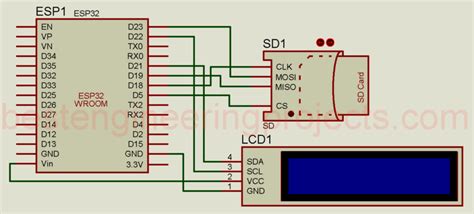 Sd Card Interfacing With Esp32 Engineering Projects