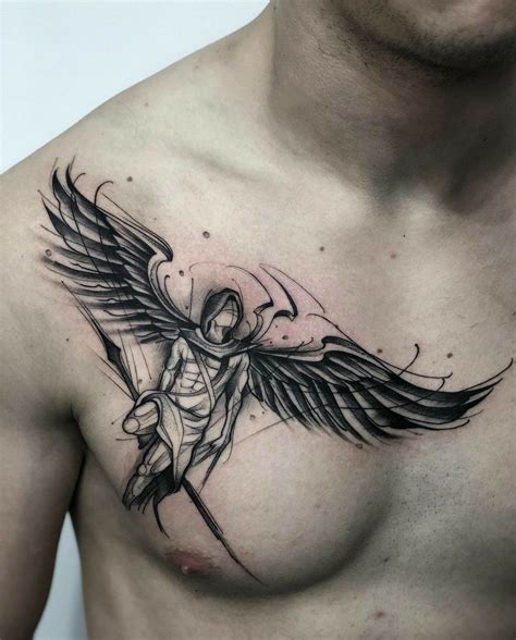Pin De Sergej Gubanov Em Мужские татуировки Tatuagem Atrás Do Pescoço Tatuagem No Peito Boas
