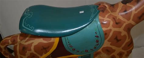Authentic 60 X 51 Carousel Giraffe Carved By Looff Lot 213