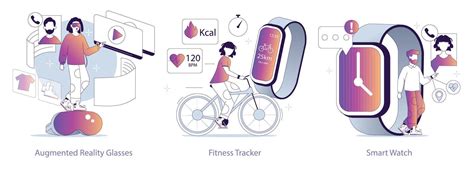 Wearable Technology Concept Flat Vector Illustration 42115328 Vector Art At Vecteezy