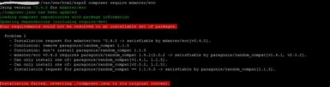 Php Installation Of Packagejson Stack Overflow