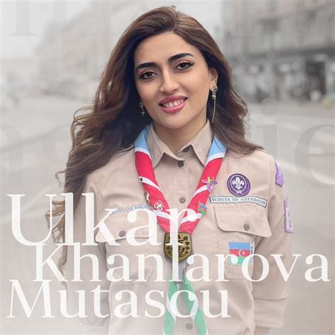 Ulkar Khanlarova Candidate For The European Scout Committee Baku