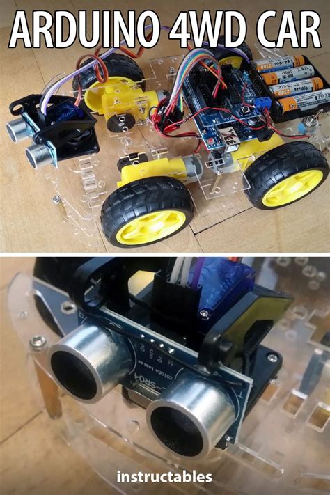 Arduino 4wd Car Assembly And Code With Optional Infrared Or