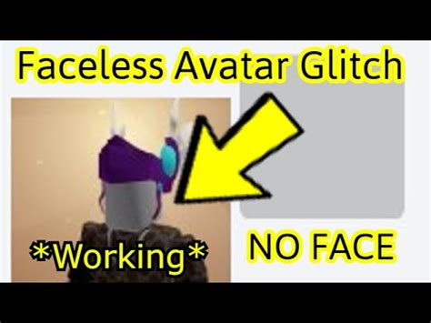 Real No Face Avatar Glitch 2026 Working Faceless Head Roblox