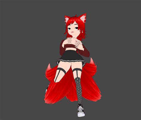 Rule 34 27 Years Breasts Kitsune Red Hair Sexyfur Shin Tsuki Skirt Lift Tsuki Rblx Vagina