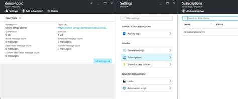 how to integrate with microsoft azure service bus using whint amqp