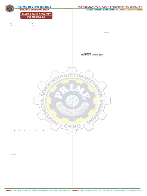 Plane And Solid Geometry Module 31 Pdf Sphere Area