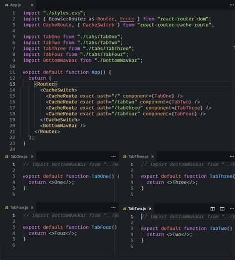 Bottom Navigation Issue CJY React Router Cache Route GitHub