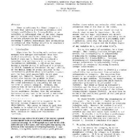 خرید و قیمت دانلود کتاب Polynomial Reduction To 2 Variables ترب