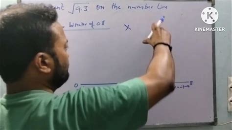 Represent √ 9 3 On Number Line Class 9th Number System Chapter 1st Ncert Cbse Youtube