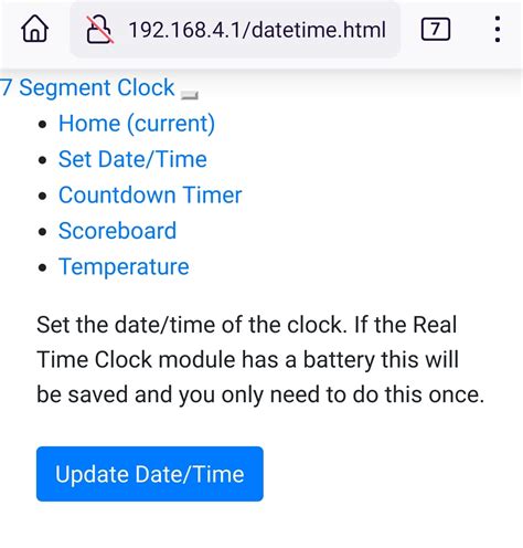 Web GUI Slow Issue Leonvandenbeukel Segment Digital Clock V GitHub