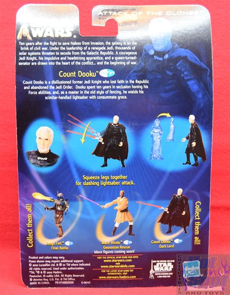 Hot Spot Collectibles And Toys Attack Of The Clones Count Dooku Dark