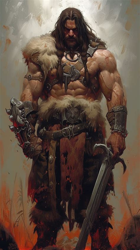 Barbarian Army Dnd Art Barbarian Fantasy Barbarian Fantasy Art Warrior