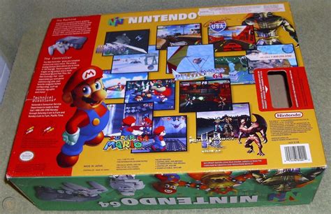 Nintendo 64 Console Videogame System With Original N64 Box Ntsc Nus 001